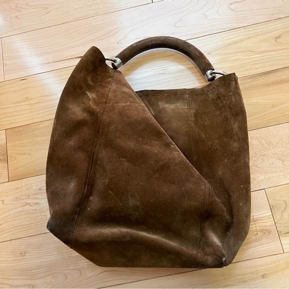 Prada | Bags | Prada Suede Handbag | Poshmark